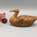 Vintage Canadian Goose Hand Carved Painted Wood Bird Decoy Sculpture ...