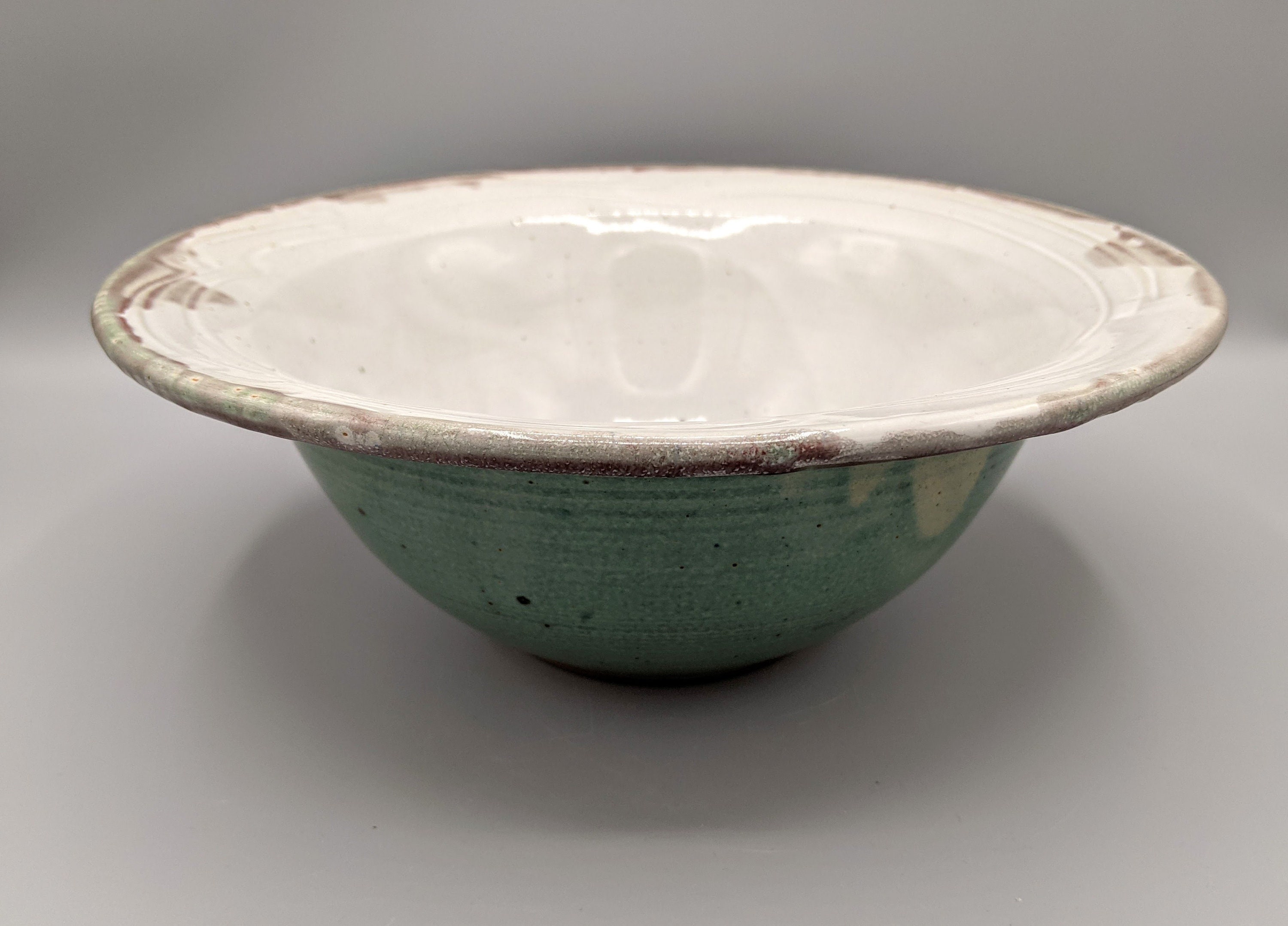 Fine Art Ceramics Art & Collectibles Vintage Blue Green Splash Art ...