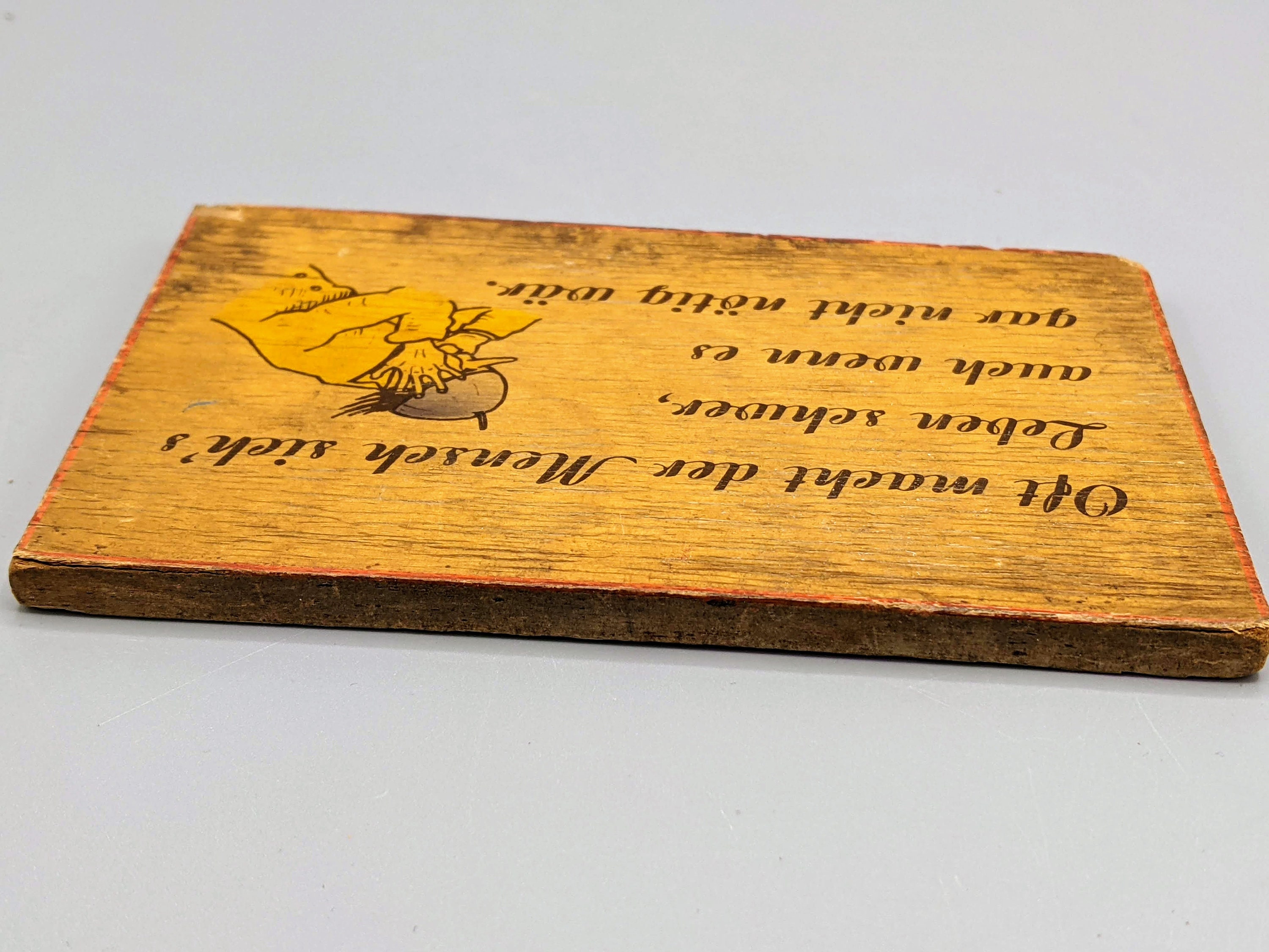 Vintage German World War I Soldier Novelty Wood Sign Wall - Etsy