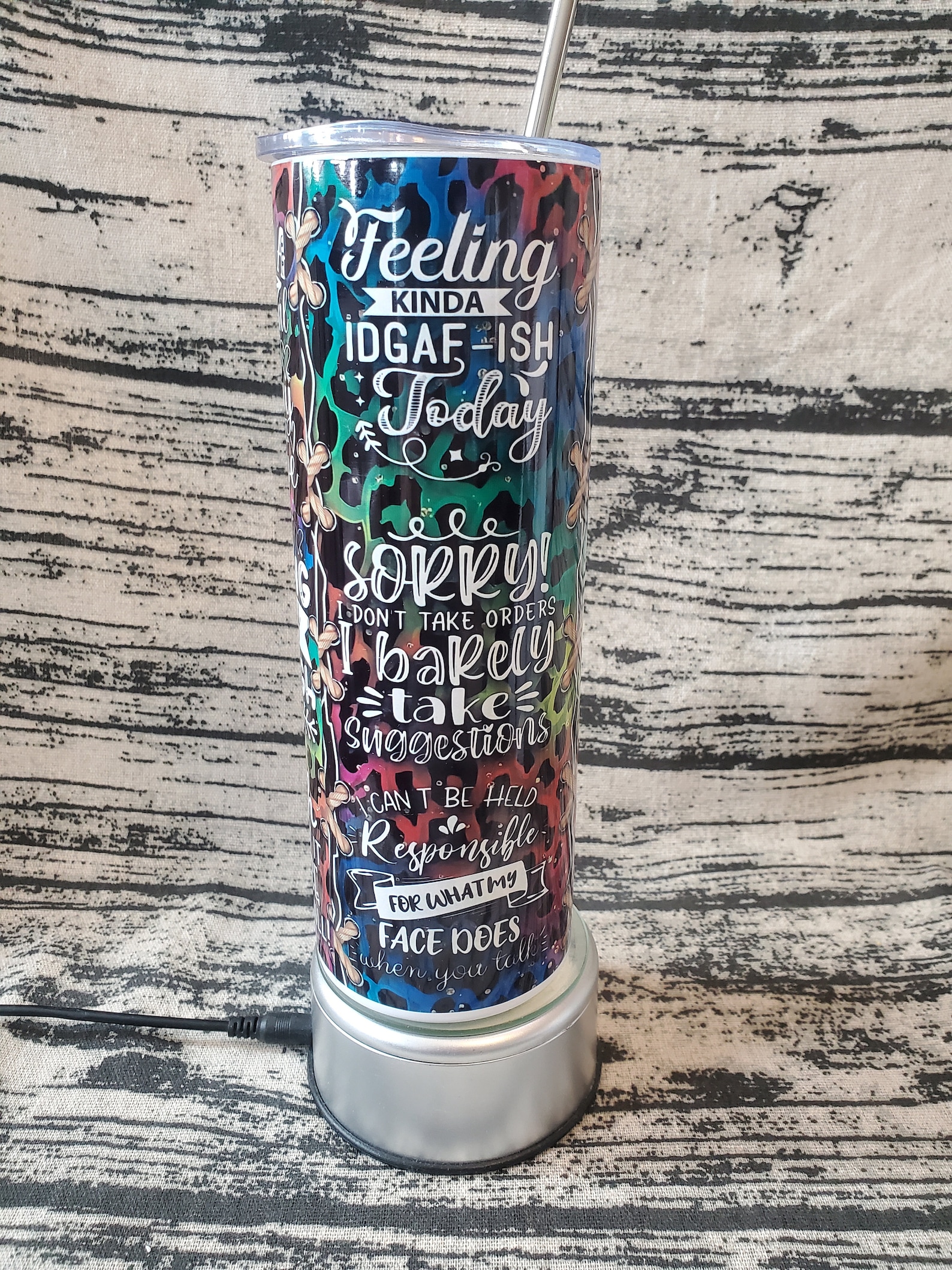 Funny Inappropriate 20oz Tumbler: Sarcastic Travel Mug With Straw - Etsy