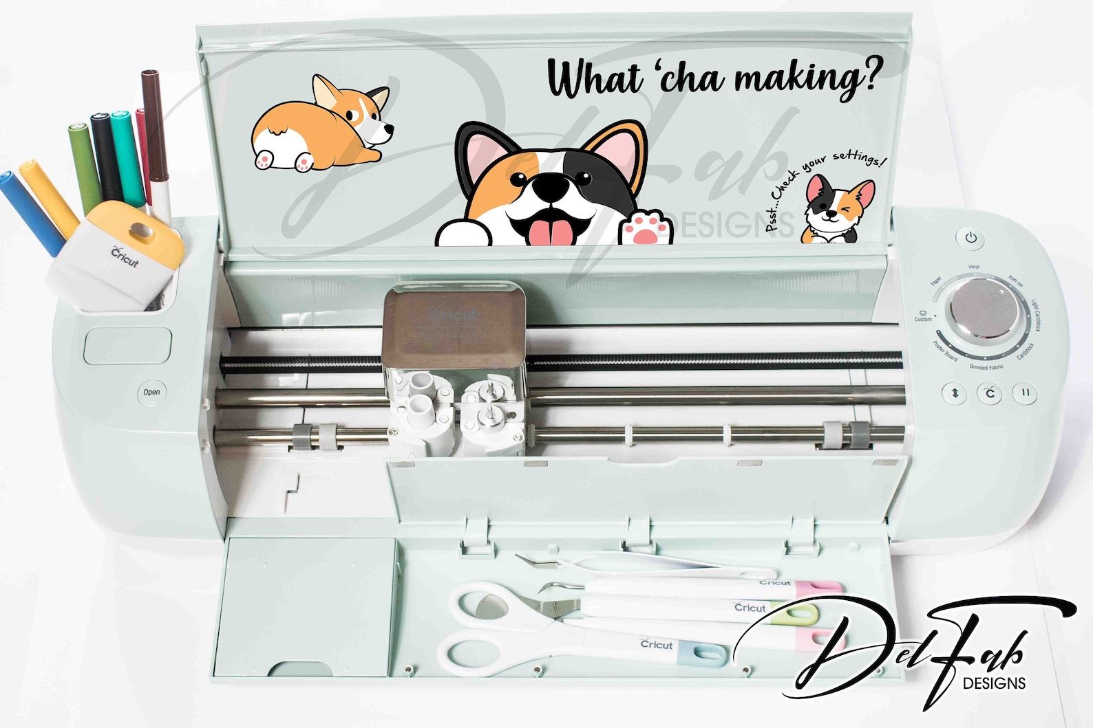What 'cha Making Tri Color Corgis SVG - Etsy