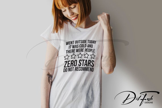 Zero Stars Do Not Recommend SVG | Etsy