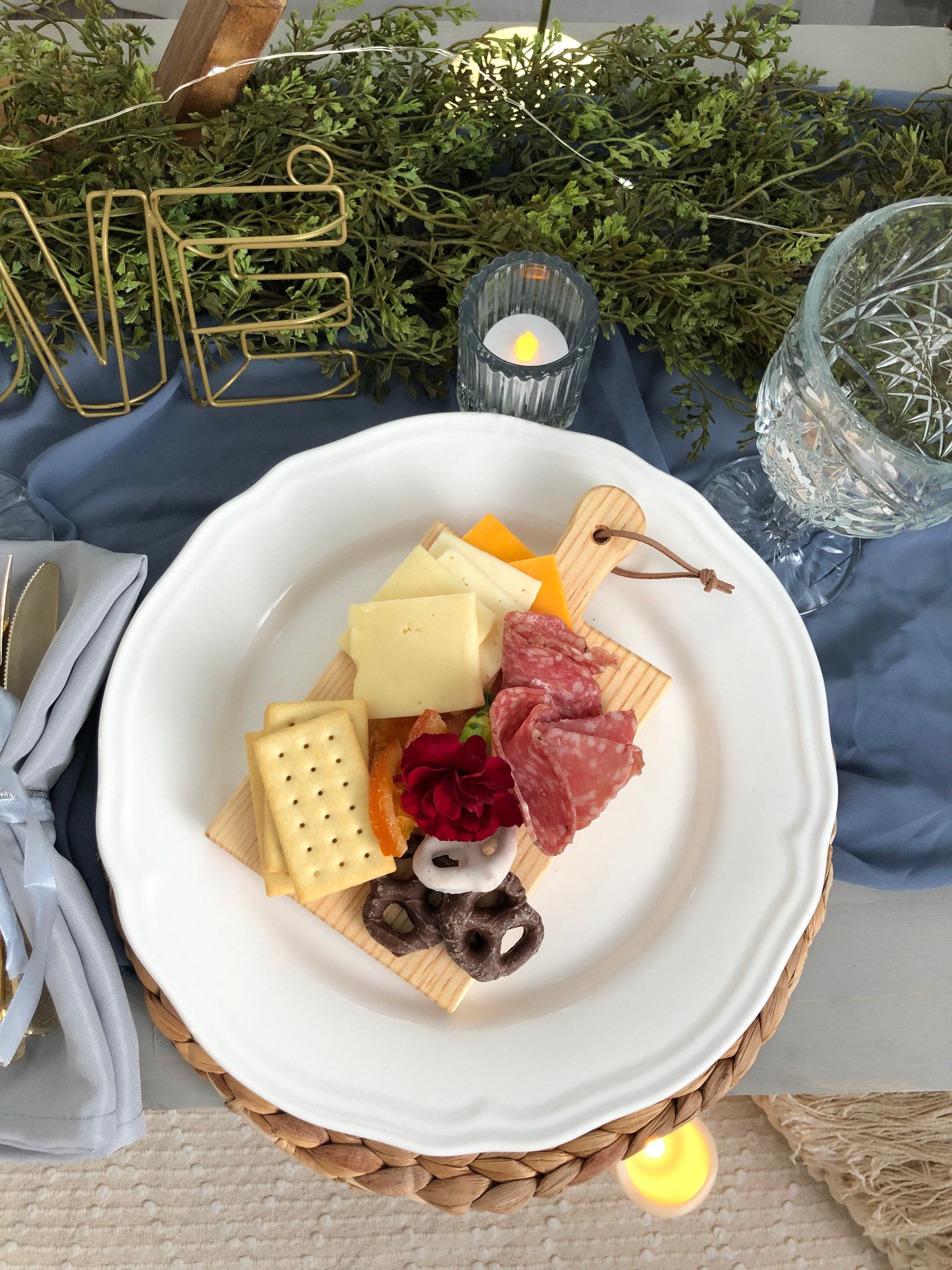 Natural Color - Mini Cheese Board, Mini Charcuterie Board, Small Bread ...