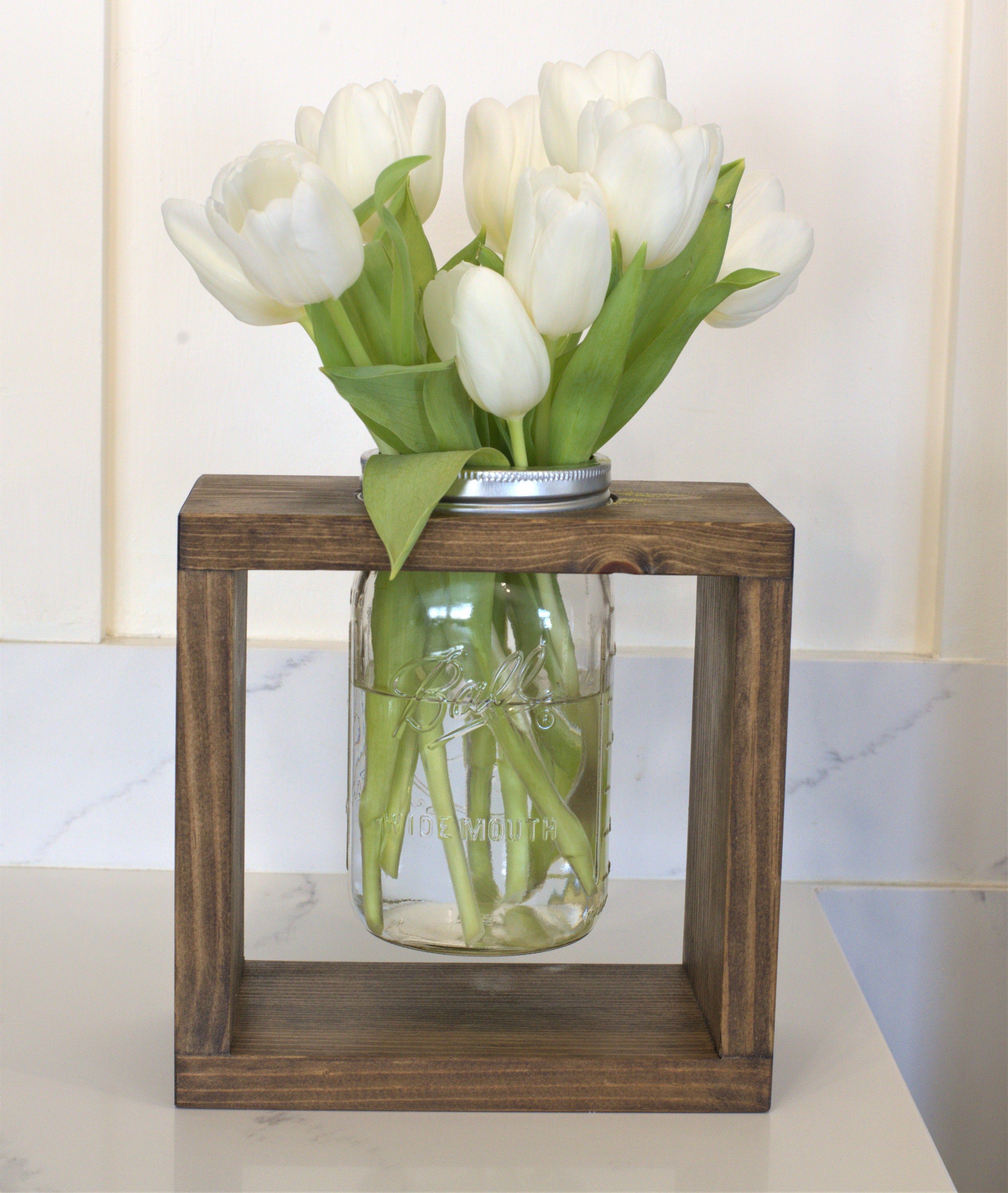 32oz Mason Holder Box Wooden Boxes for Centerpieces - Etsy