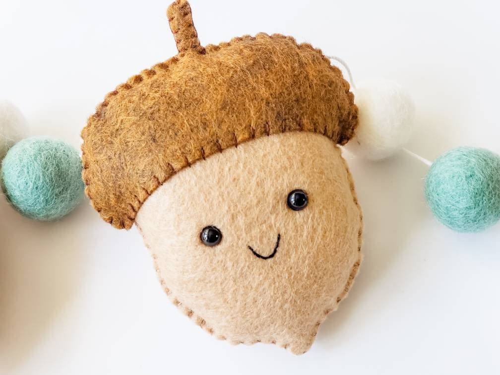 Acorn Garland for Autumn, Thanksgiving Halloween and Fall Decor ...