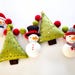 Felt Snowman and Christmas Tree Garland for a Winter Wonderland ...