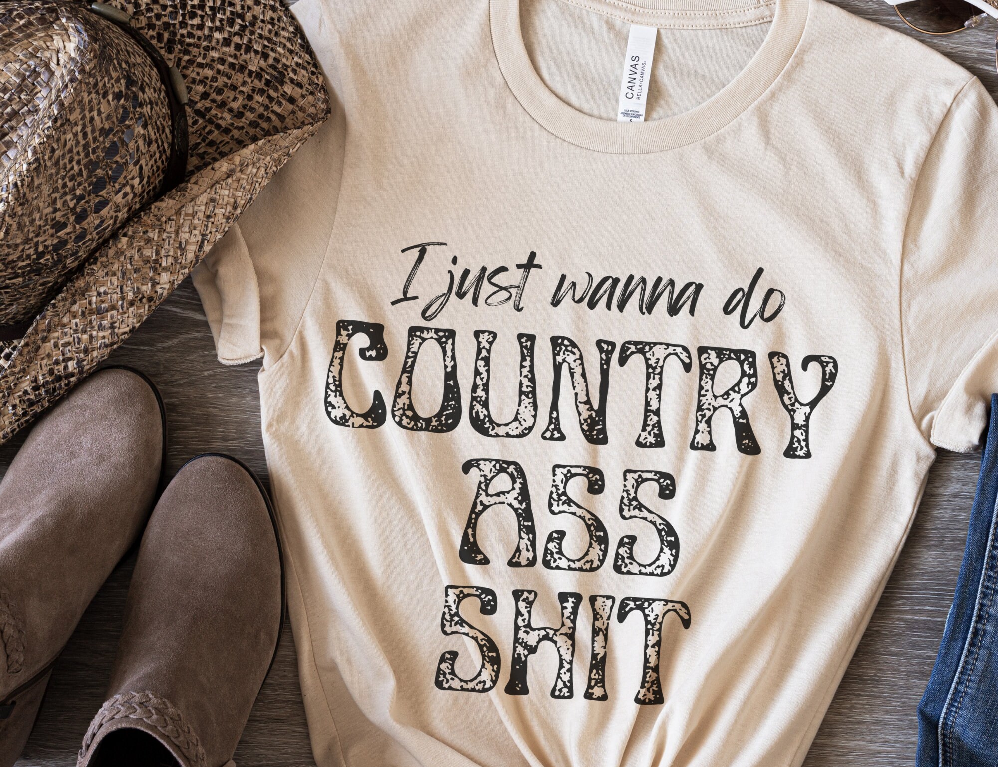 Country Ass Shit Shirt, Country Lyrics, Country Concert Shirt ...