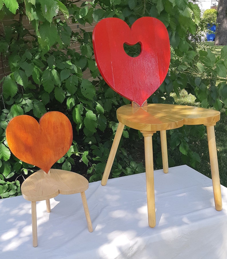 Adult Heart Chair - Etsy