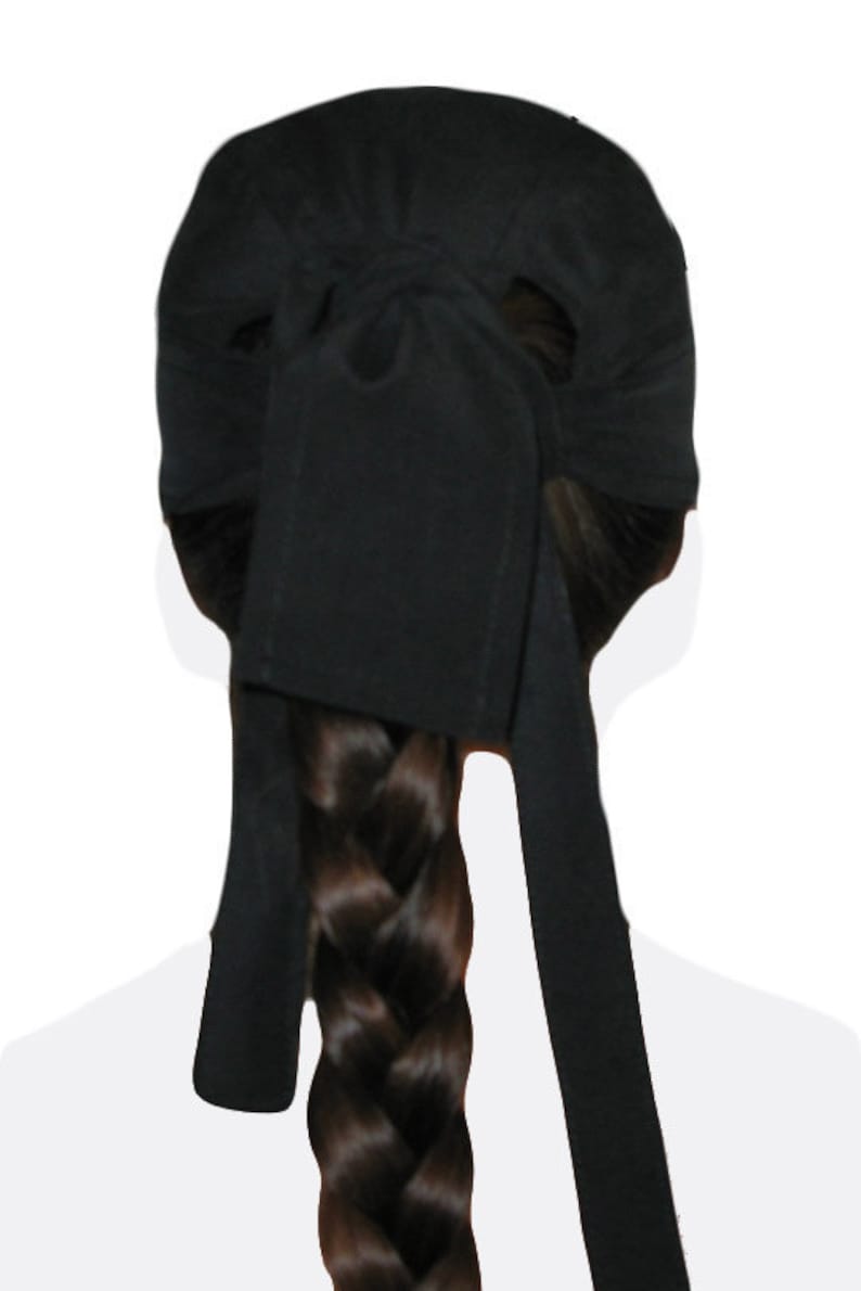 100% Silk Dew Rag Carbon Black Durag Doo-rag Du Rag Doo-rag - Etsy