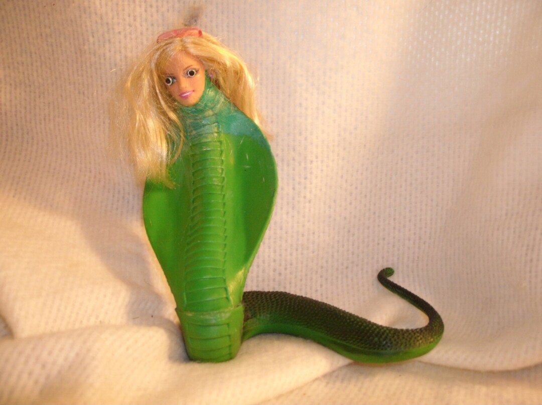 Bad Hair Day Cobra Barbie Warped Transgressive Happy - Etsy
