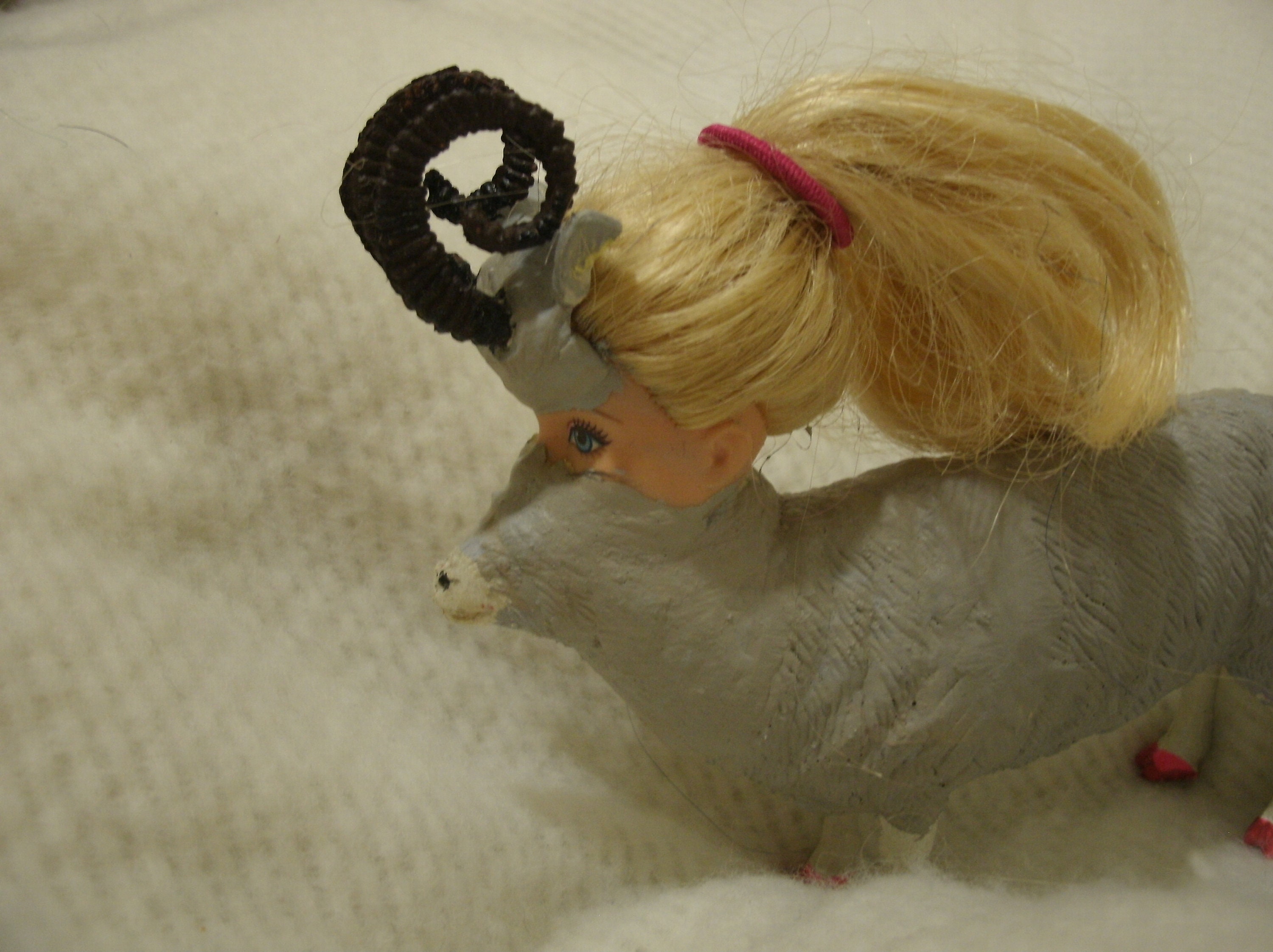 Big Horn Sheep Barbie: Pensive Mysterious Stylish Climber - Etsy