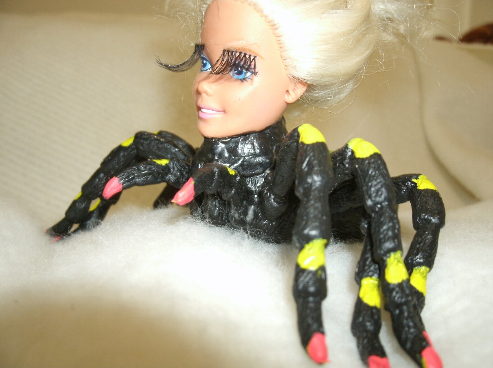 Yellow Banded Spider Barbie Stylish Subversive Spinner and - Etsy