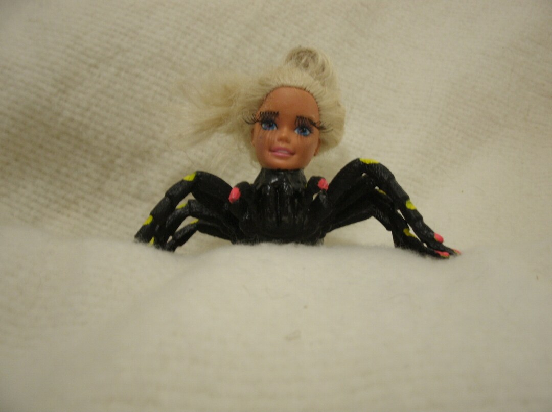 Yellow Banded Spider Barbie Stylish Subversive Spinner and - Etsy