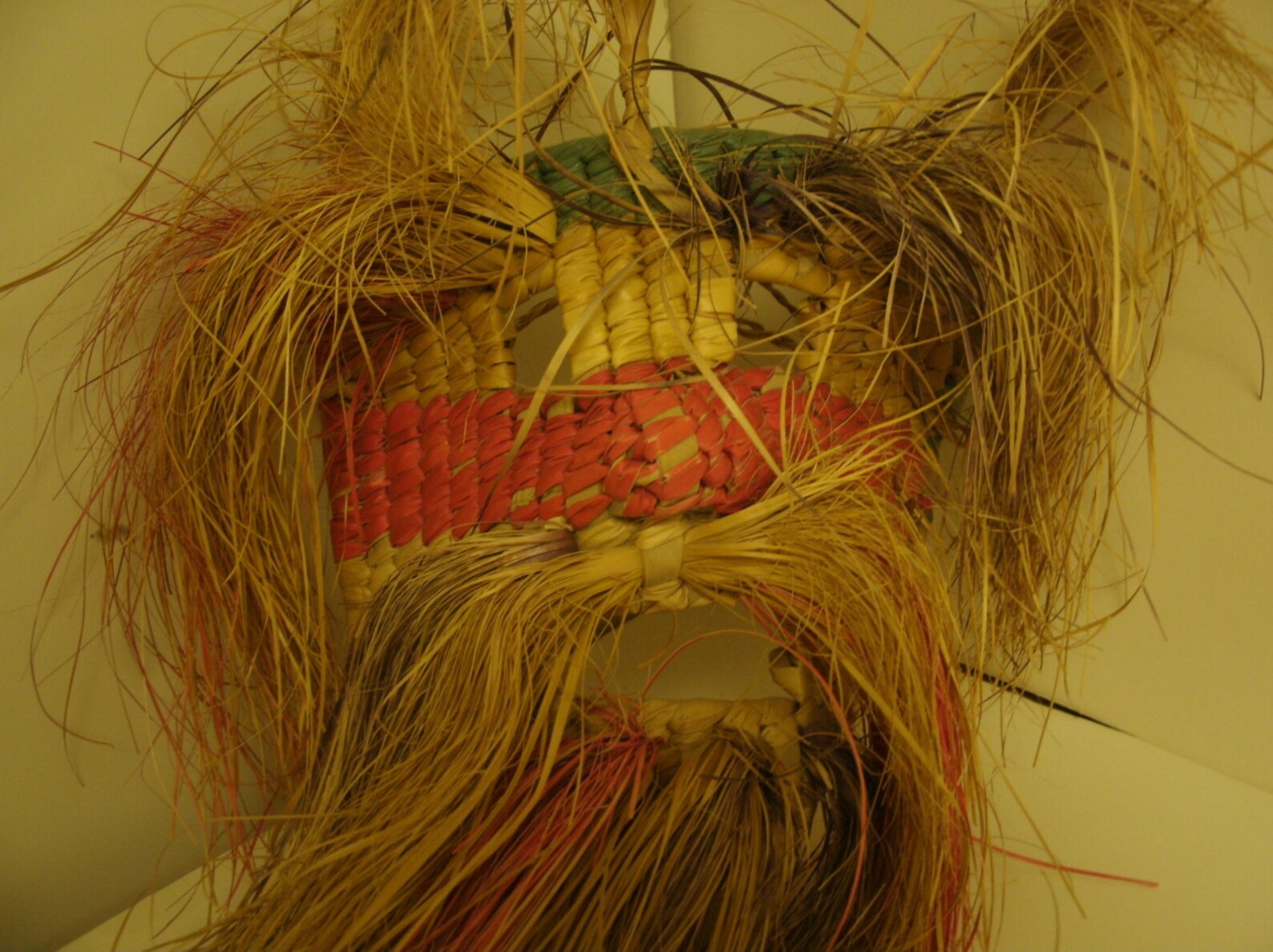 Straw Man Mask Wild Woven Wonderful - Etsy