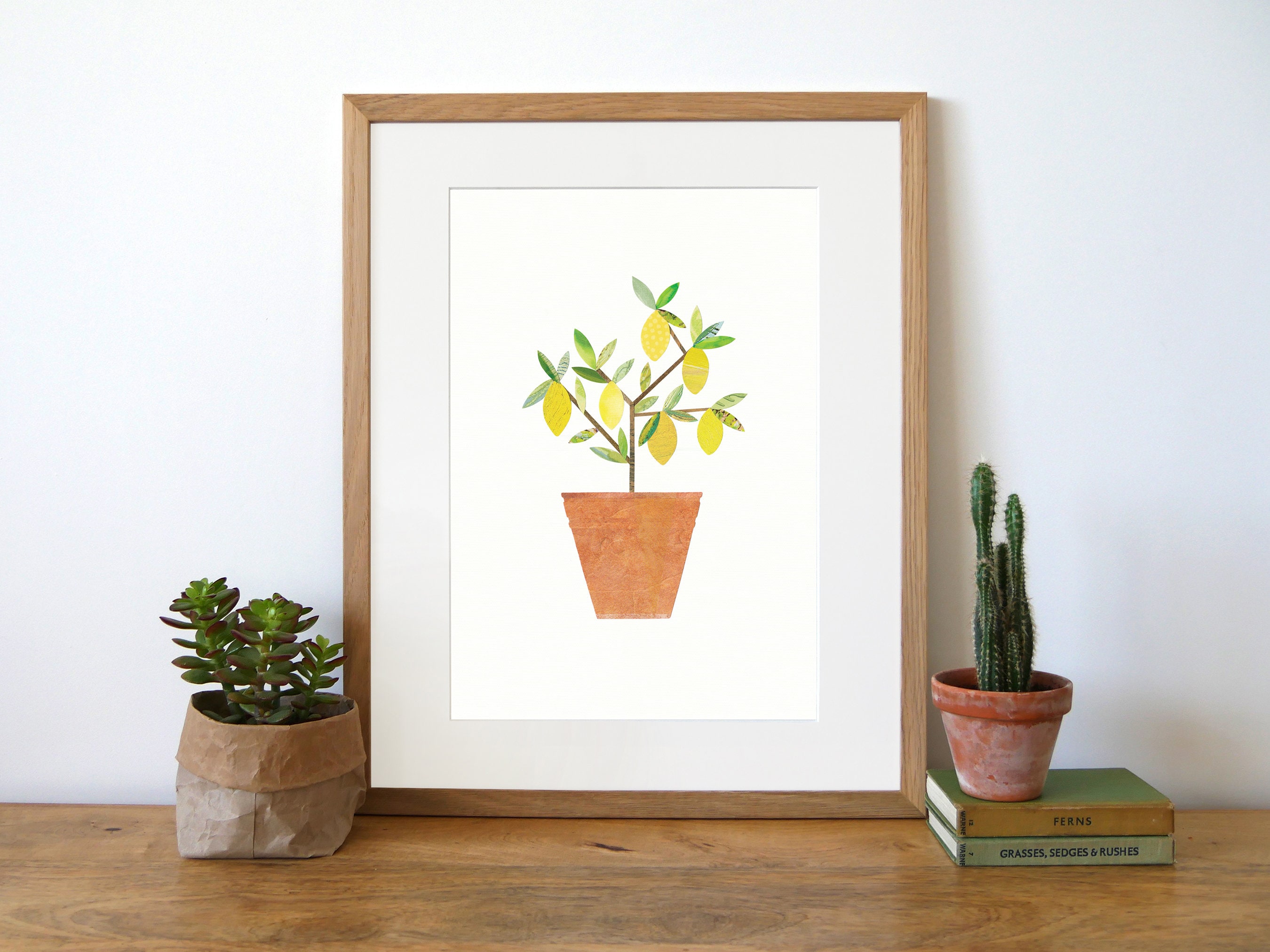 LEMON TREE Print Citrus Limon House Plant Print Botanical - Etsy