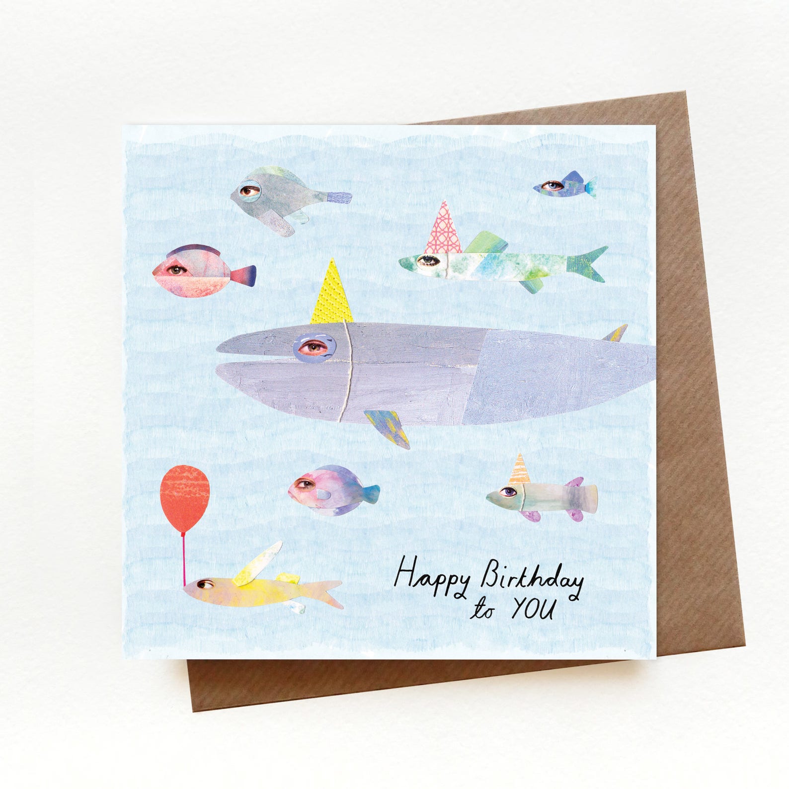 BIRTHDAY FISH Greeting Card, Birthday Card, Fish Card, Animal Birthday ...