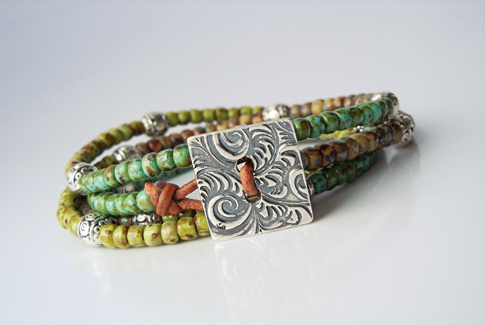 ONE 3mm Double Holed Button Clasp, (bh3s) Sterling Silver Square Button ...