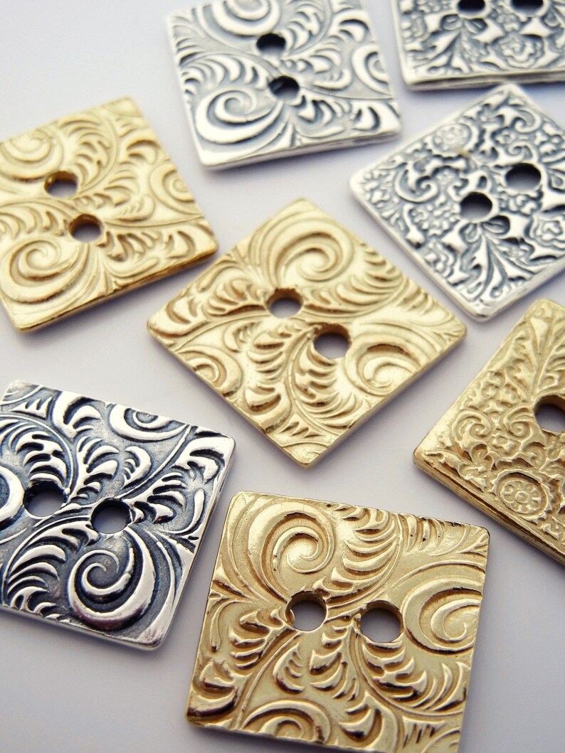 ONE REVERSIBLE Handmade Jewelry Clasp (bh3s), Unique Handmade Button ...