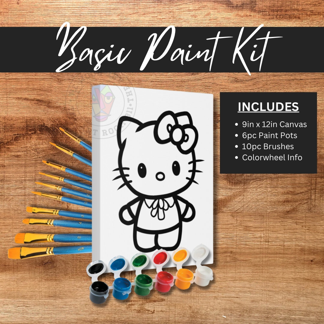 Hello Kitty Paint Kit, Creative Kids Paint Kit, Complete Art Set for ...