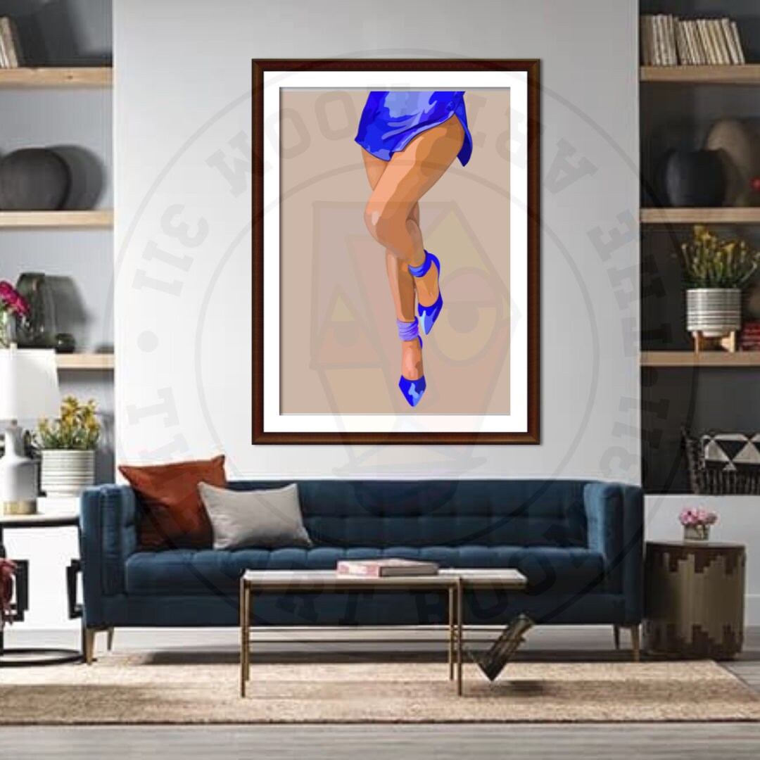 Legs Art Black Girl Art Black Girl Wall Art Black Woman Black Woman Art Black Woman Art Print