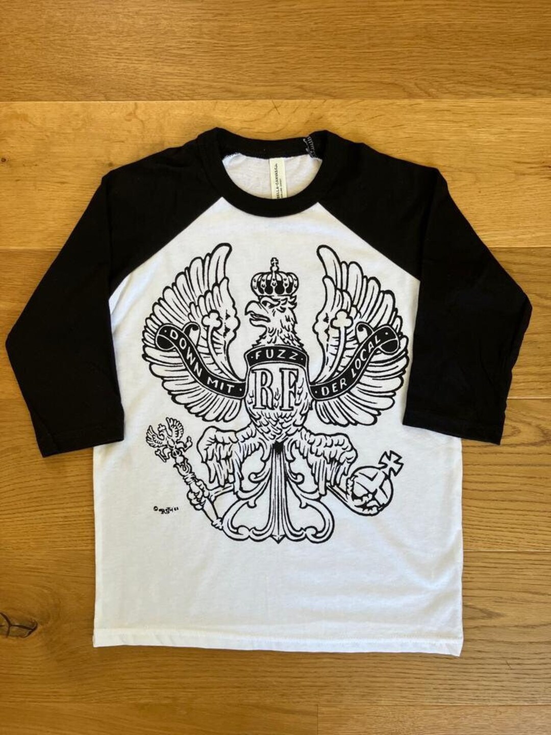 Kids Big Daddy Roth "down Mit Der Local Fuzz" Baseball Tee - Etsy
