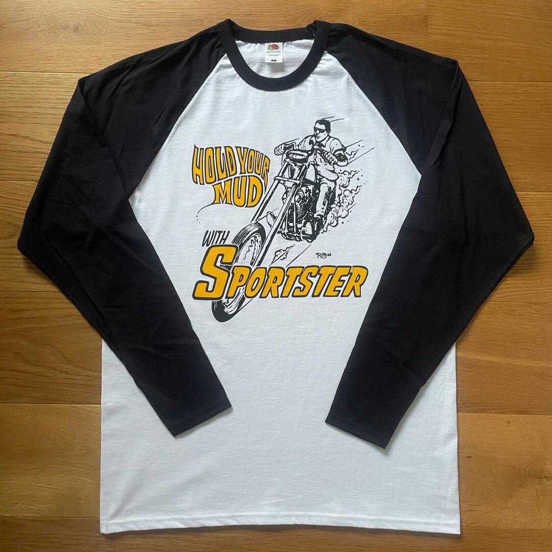 Big Daddy Ed Roth "hold Your Mud" Sportster Raglan Sleeve Tshirt - Etsy