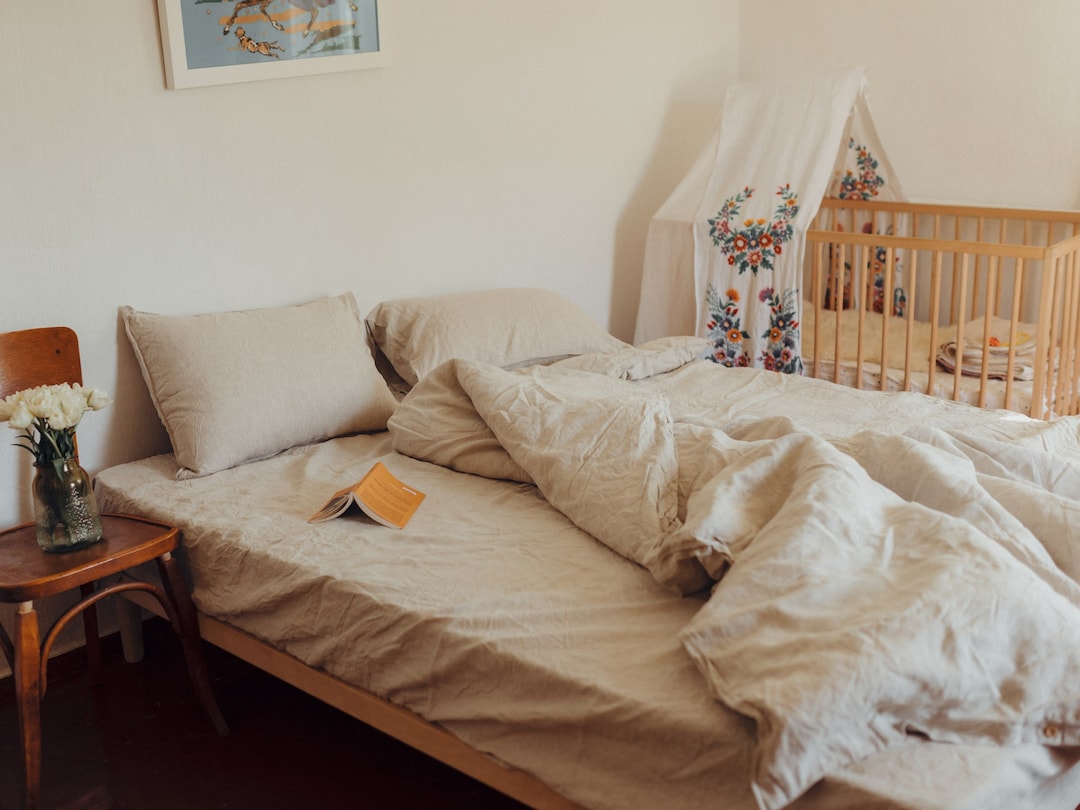 Linen Bedding Set in Ivory, Farmhouse 100% Linen Bedding, Linen Bedding Duvet Cover Set ...