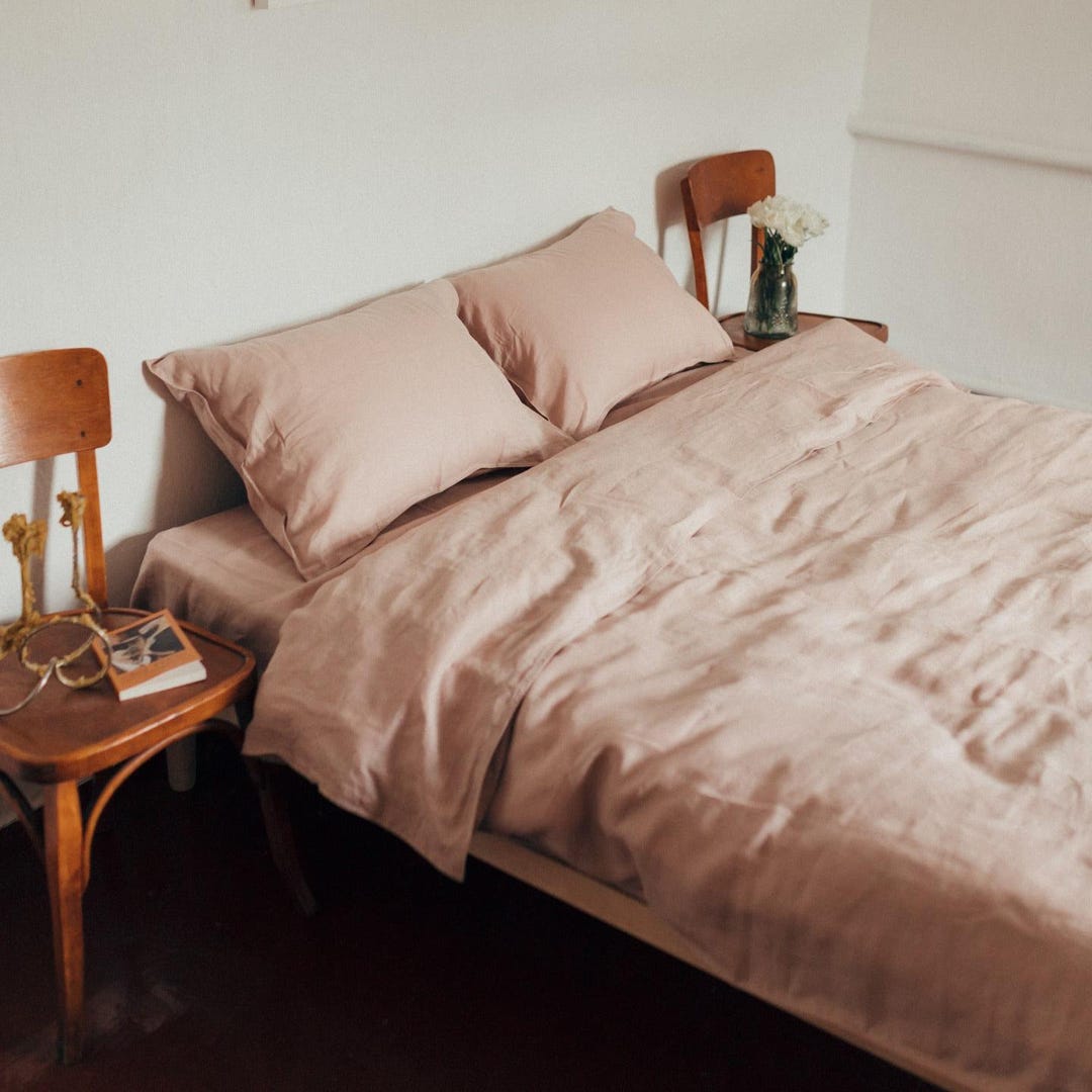 Romantic Bedding, Duvet Cover With Pillows, Organic Bedding Shams ...