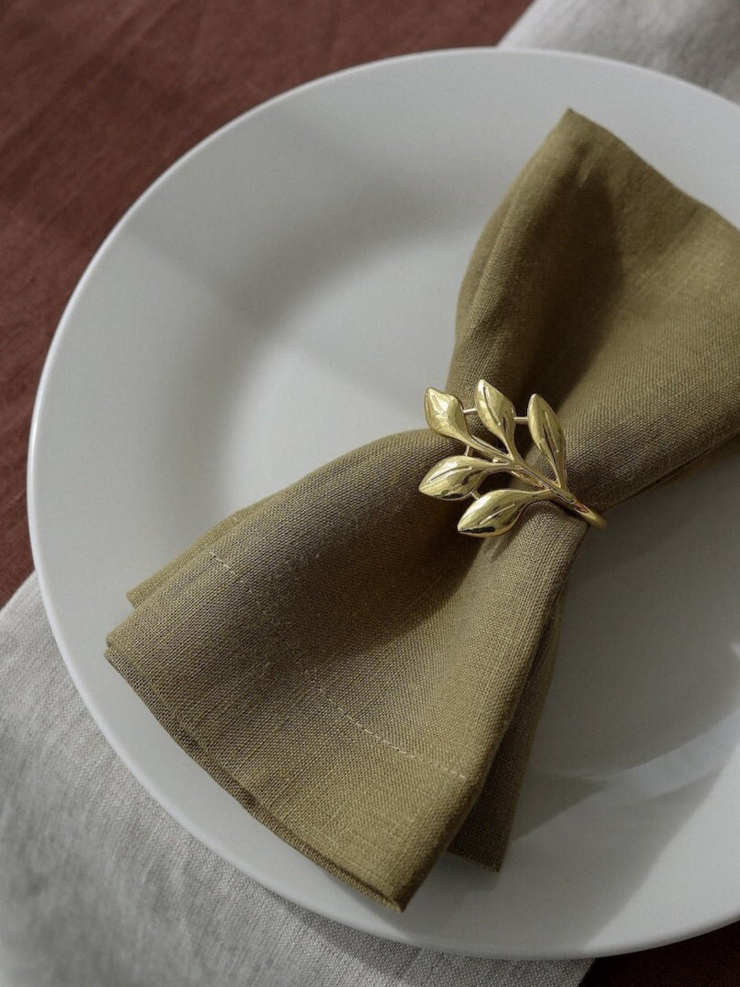 Linen Napkins for Special Occasions, Wedding Napkins, Green Linen ...