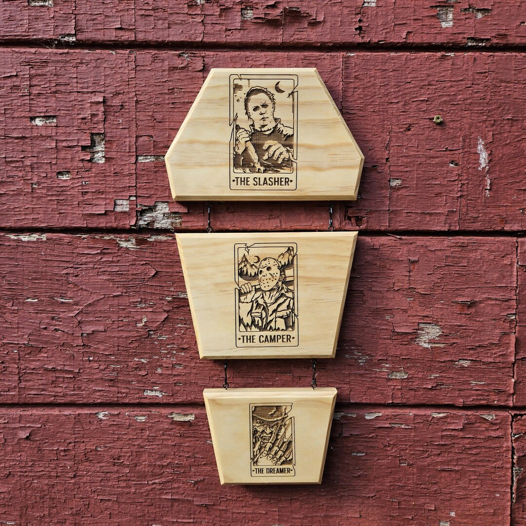 Mike Myers, Jason Voorhees, Freddy Krueger Coffin Hanger, Coffin Art ...