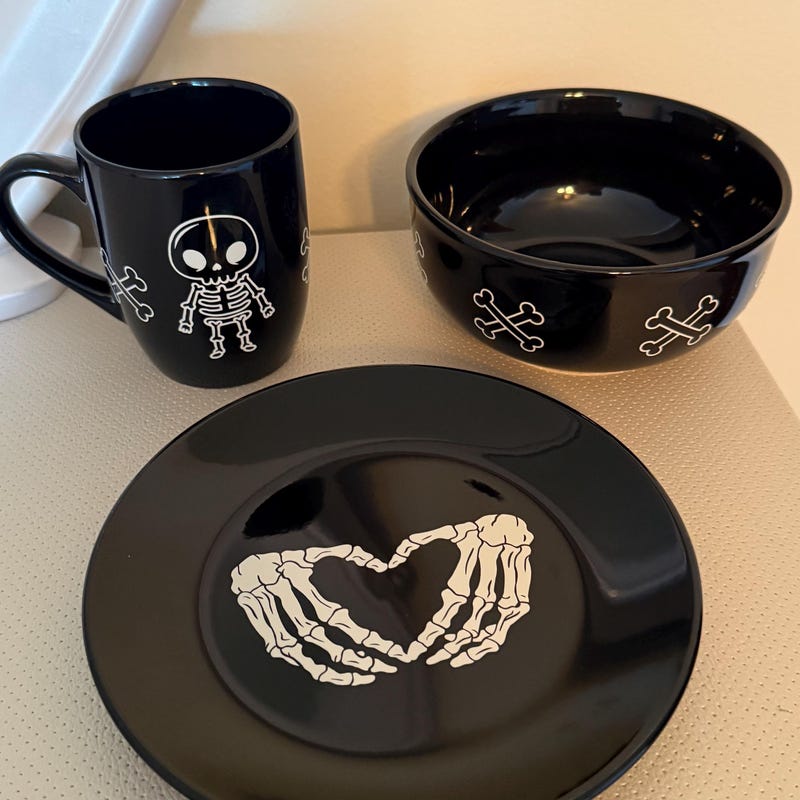 Skull Dinnerware - Etsy