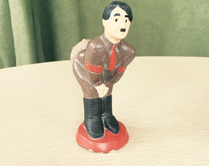 Vintage 1941 Hitler Pin Cushion WWII Figurine Anti-nazi, Made in ...