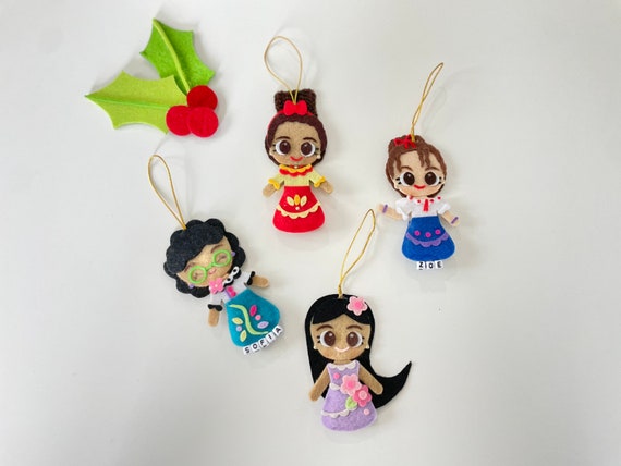 Personalized Encanto Ornament | Felt Christmas ornament, Isabella ...