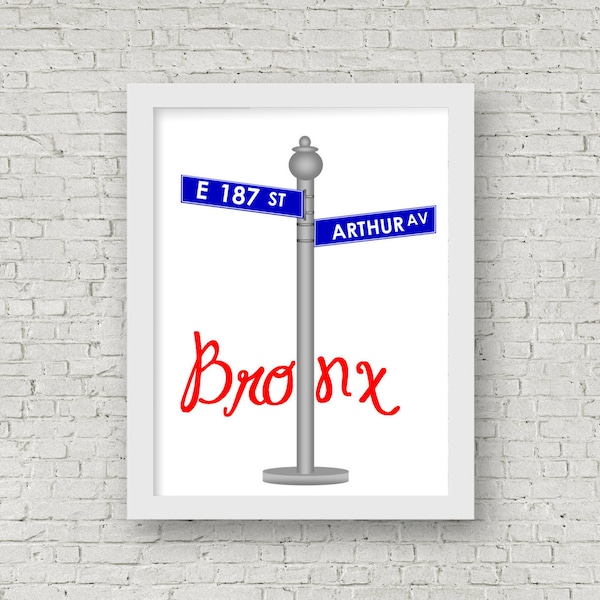 Bronx Street Signs - Etsy
