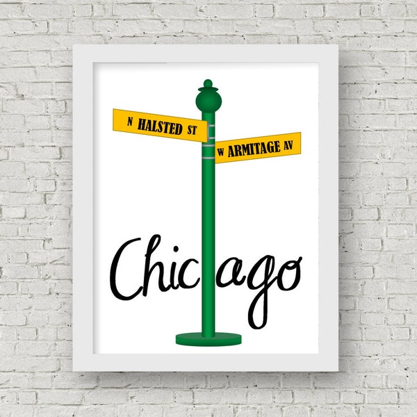 Chicago Street Signs - Etsy