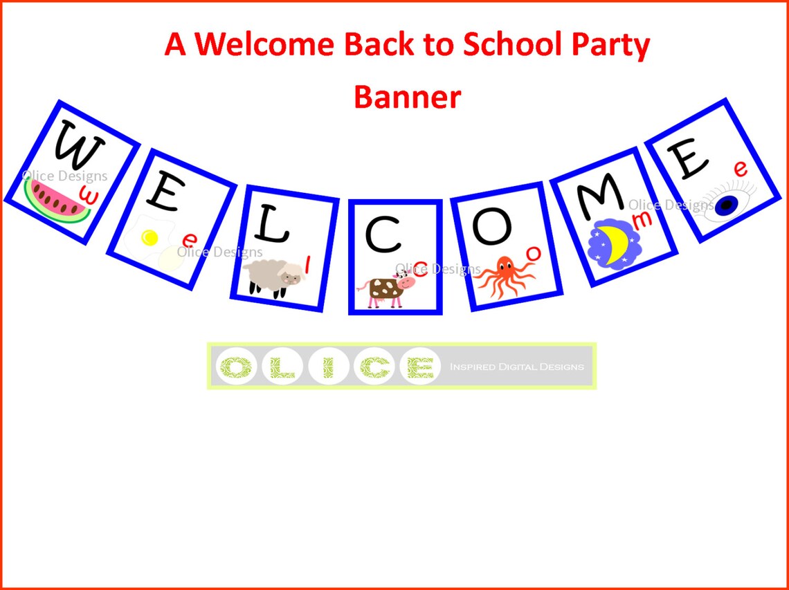Back to School Party Banner Teachers Classroom Decor Flash - Etsy