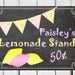 Lemonade Stand Sign a Vintage Lemonade Sign on a Distressed Chalkboard ...