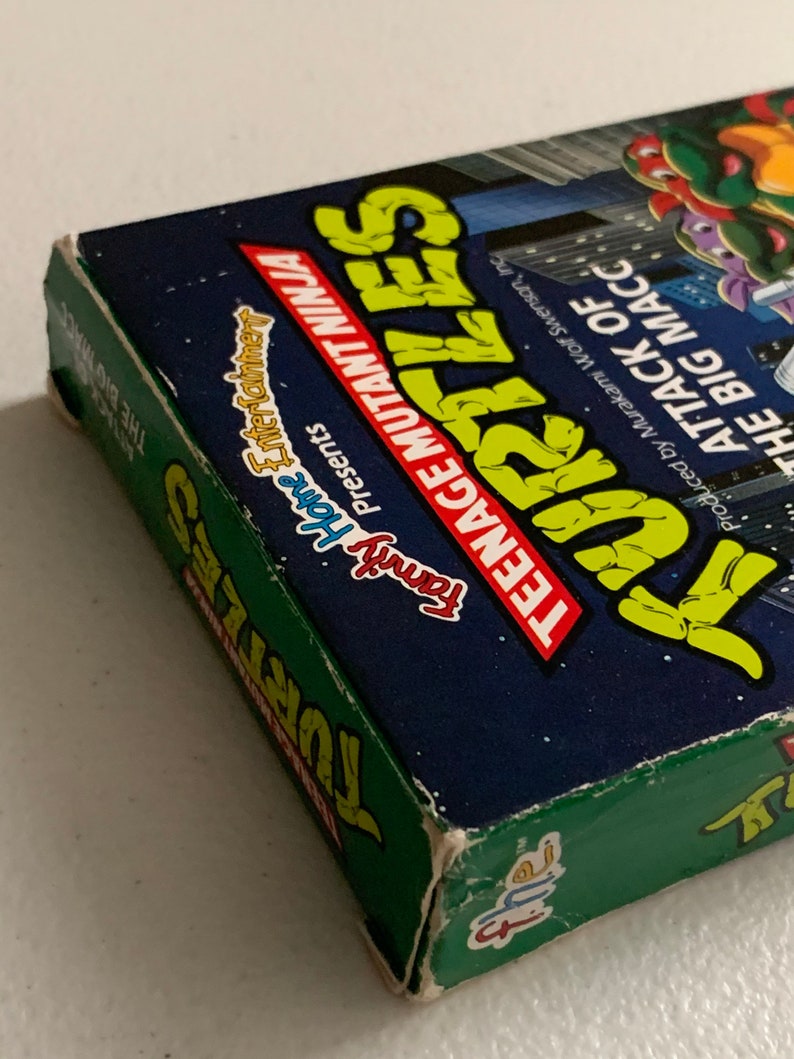 Teenage Mutant Ninja Turtles TMNT Attack of the Big Macc VHS | Etsy
