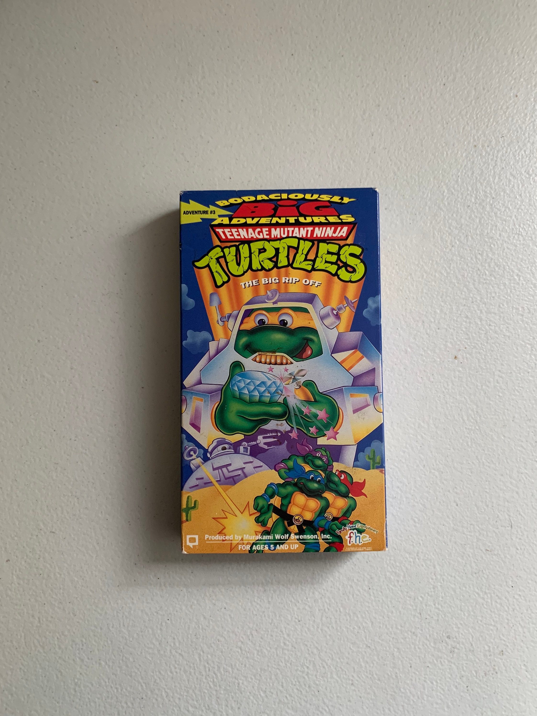 Teenage Mutant Ninja Turtles TMNT The Big Rip Off VHS Tape | Etsy