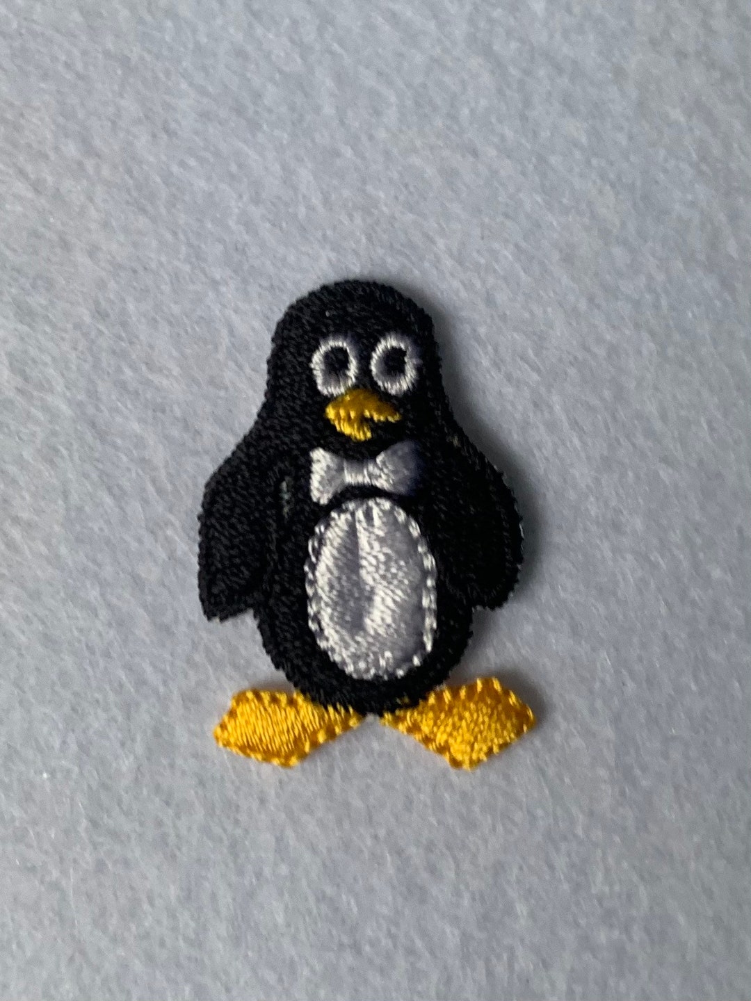 Penguin Applique Patch 1.25 Tall - Etsy