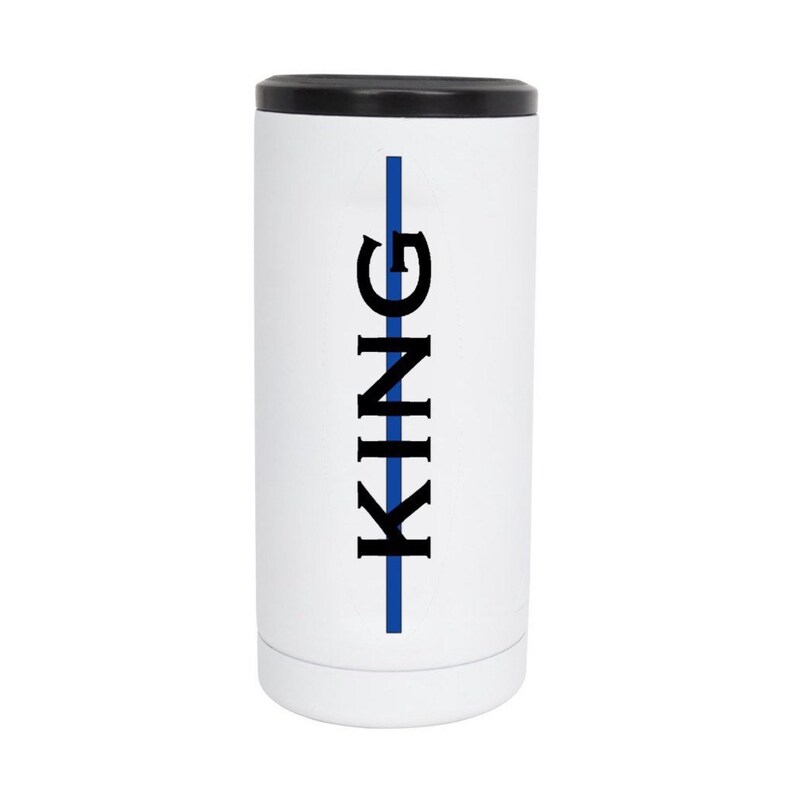 Thin Blue Line Slim Can Cooler With Name, Skinny Can Cooler, Law ...