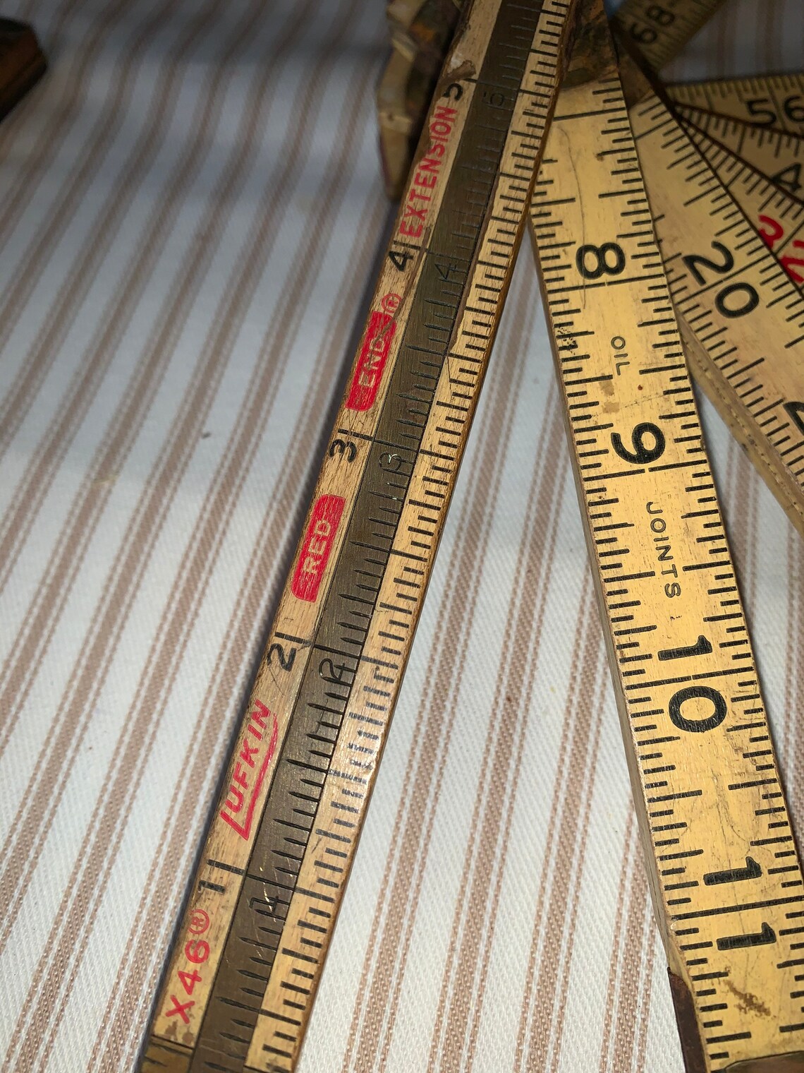 Antique Folding Ruler - Etsy