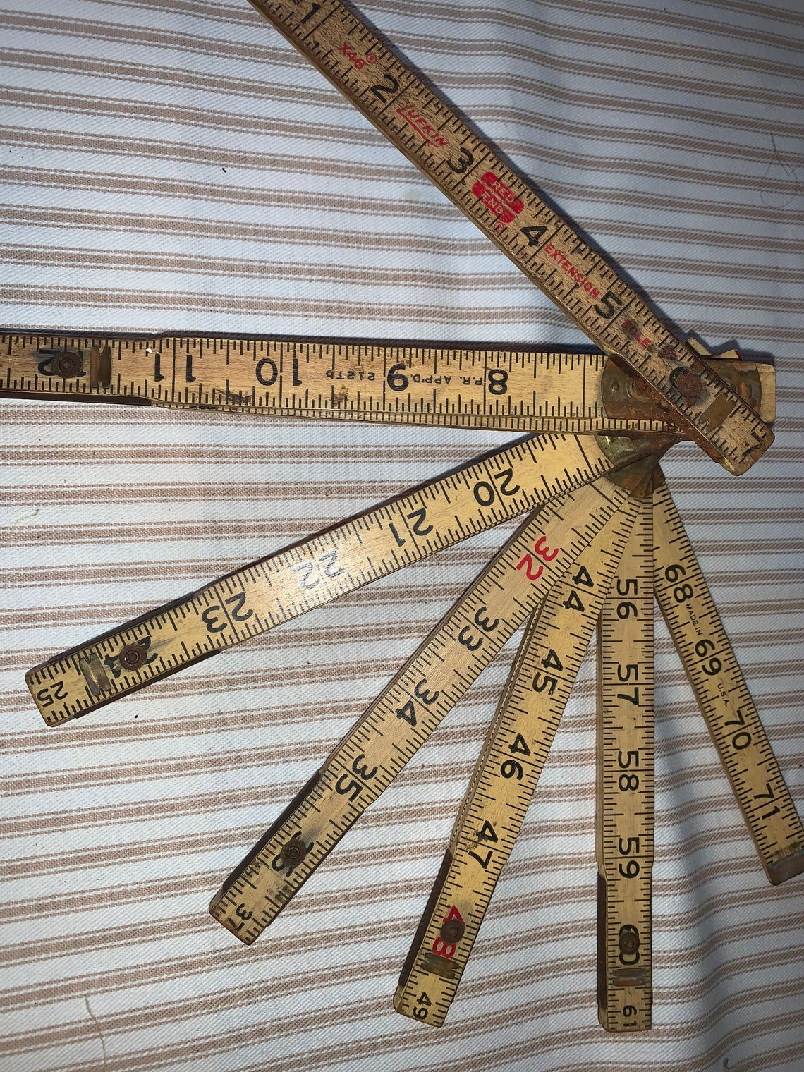 Antique Folding Ruler | Etsy