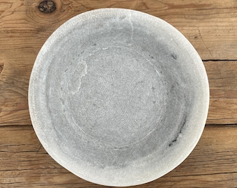 Vintage Stone Bowl - Rustic Bowl - Antique Accent Bowl - Primitive Bowl ...