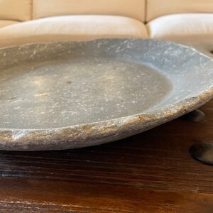 Large Marble Tray Vintage Stone Platter Rustic Parat Tray Primitive ...