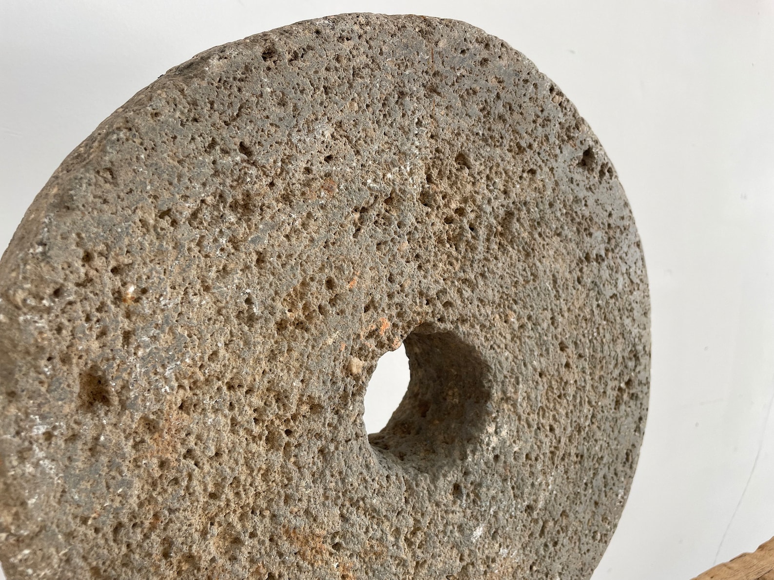 Large Vintage Millstone on Stand Vintage Stone Wheel on - Etsy