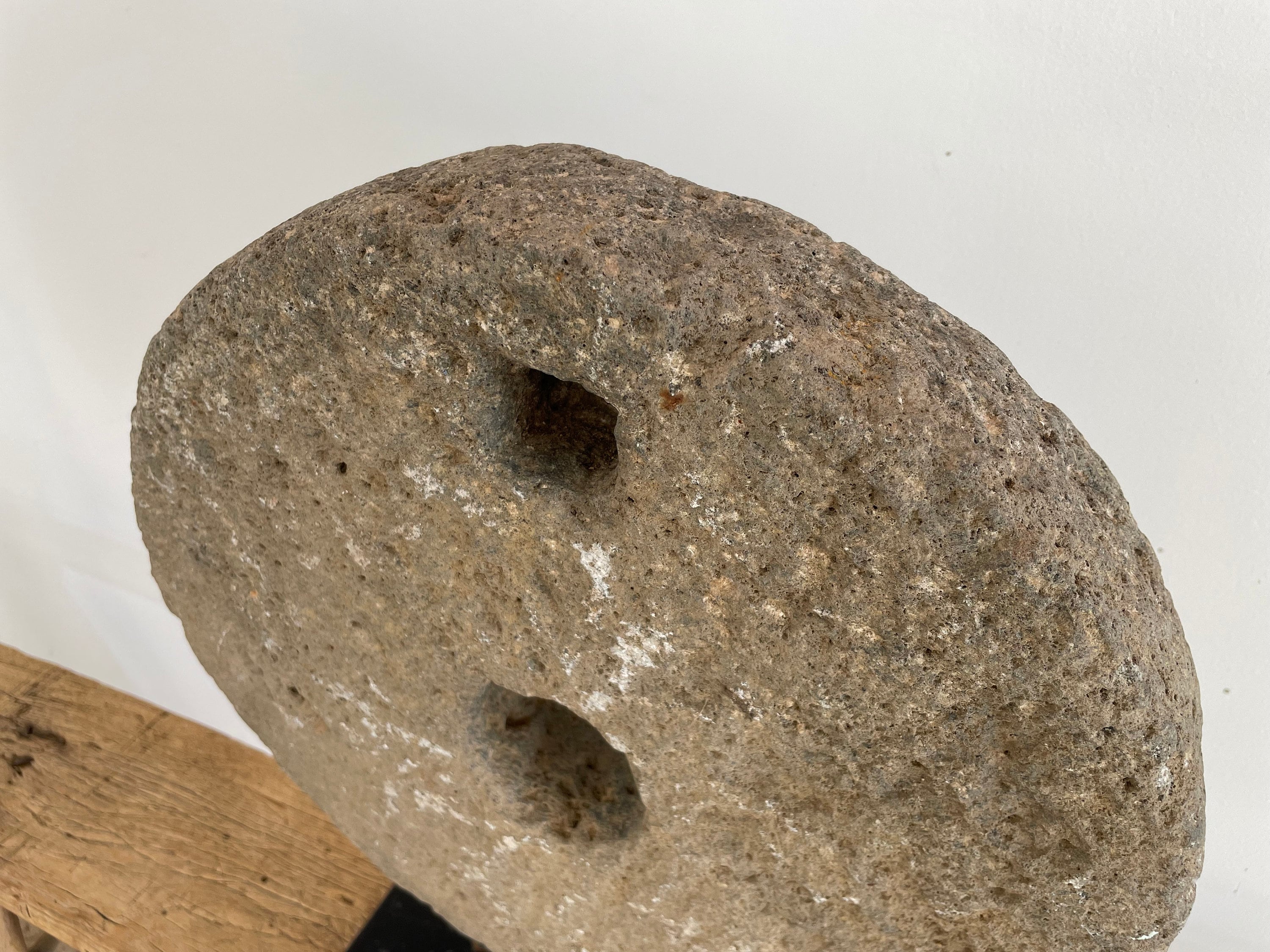 Large Vintage Millstone on Stand Vintage Stone Wheel on - Etsy