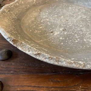 Large Marble Tray Vintage Stone Platter Rustic Parat Tray Primitive ...