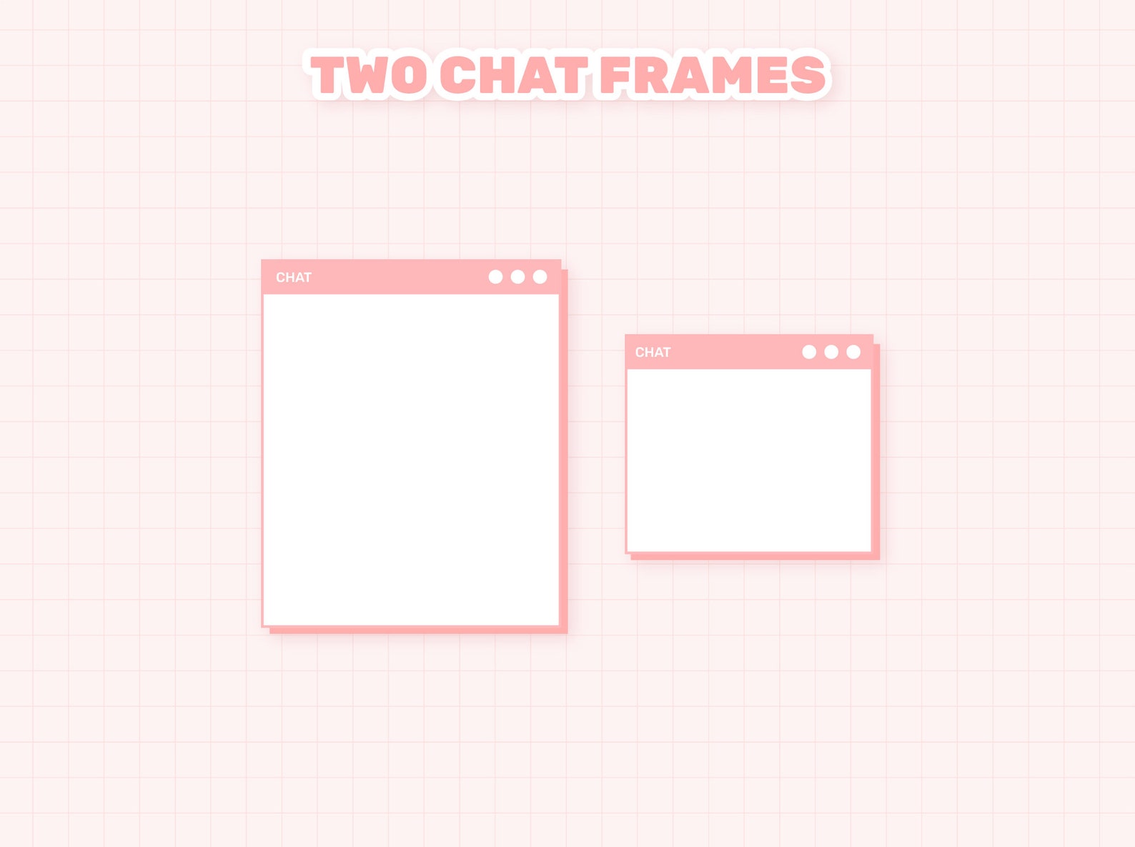 Pink and Green Stream Overlay Package for Twitch, Cute Windows Theme ...