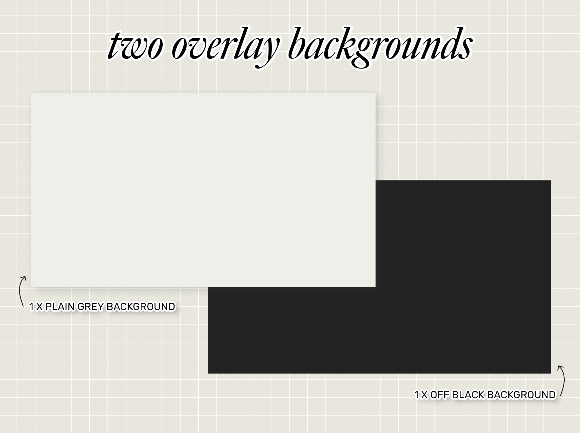 Black and Grey Stream Overlay Package for Twitch Cute Windows - Etsy